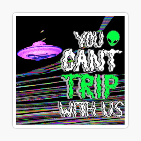 "alienated" Sticker by HiKatheryn | Redbubble