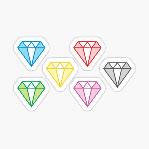 "Infinity Diamonds" Sticker by Heliyo | Redbubble