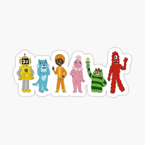 "Yo Gabba Gabba" Sticker by BombomStore | Redbubble