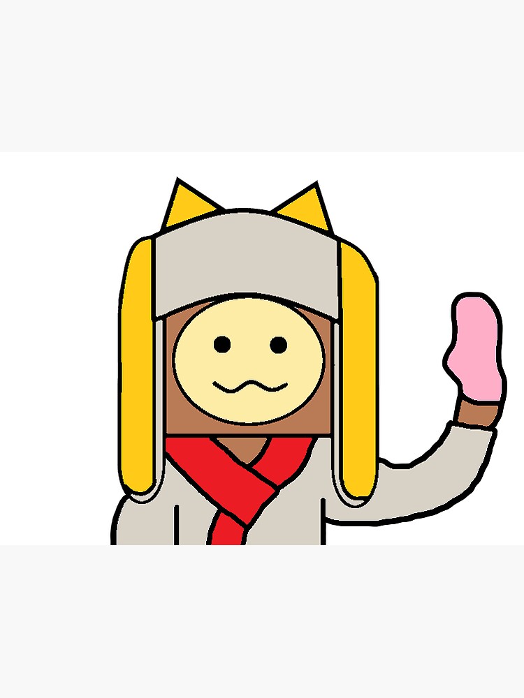 "Square monkey wearing a winter set" Sticker by SaintAhn | Redbubble