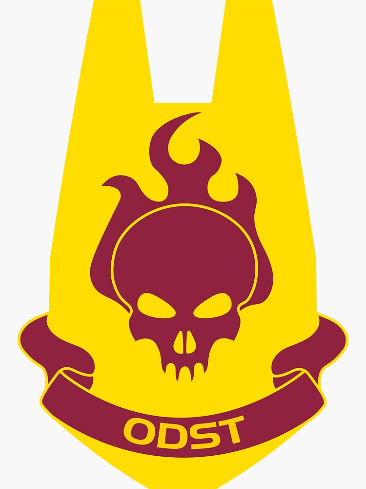 "Halo ODST Logo" Sticker for Sale by AndoricArt | Redbubble