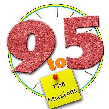 "nine to five music logo" Sticker by Leyzel | Redbubble