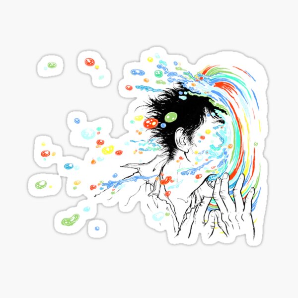 "colorless super " Sticker for Sale by EmilyBeller | Redbubble