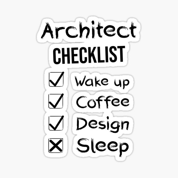 "Daily Checklist" Sticker by Zilch-o | Redbubble