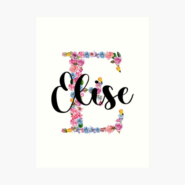 "Elise Name - Meaning of the name Elise" Art Print for Sale by ...