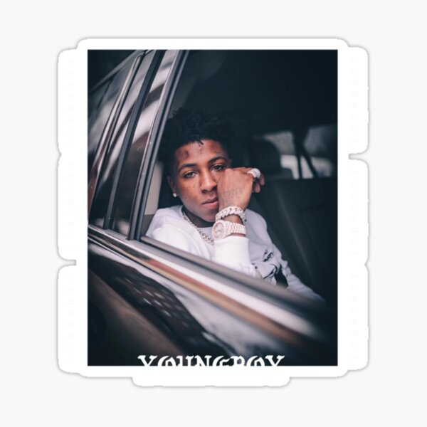 "NBA YOUNGBOY " Sticker for Sale by PeninsulaCoast | Redbubble