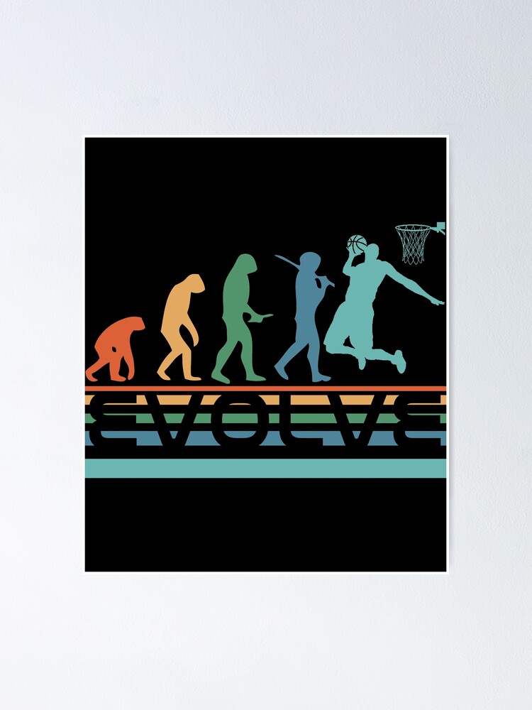 "Funny Nerdy Evolve Basketball Evolution Winter Sports Game Geek Gift ...