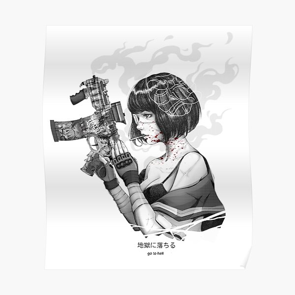 "Schoolgirl Tengu " Poster for Sale by Inutsu | Redbubble