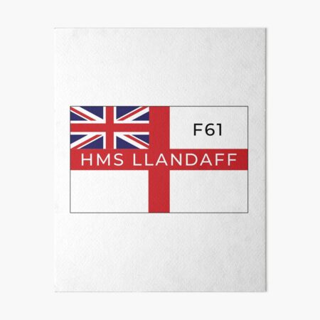 "HMS Llandaff On British White Ensign - F61 - British Navy Type 61 ...