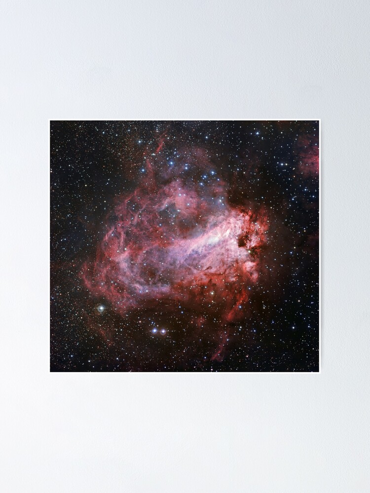 Póster «Nebulosa Omega (M17, NGC 6618) - La región de formación estelar ...