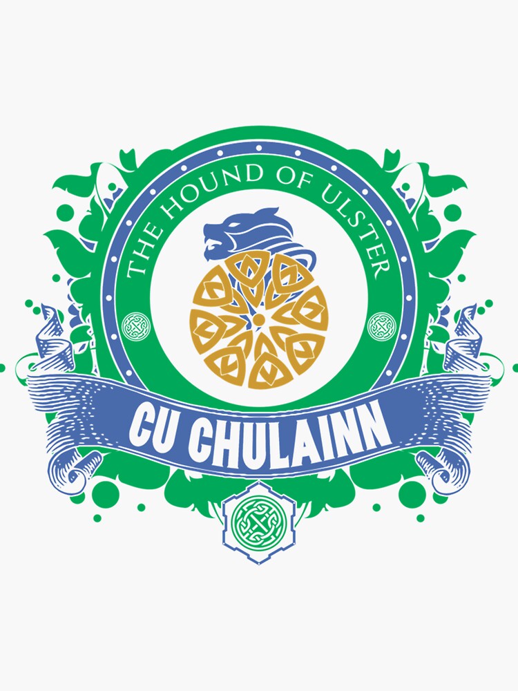 "CU CHULAINN - LIMITED EDITION " Sticker by ModernArcanaa | Redbubble