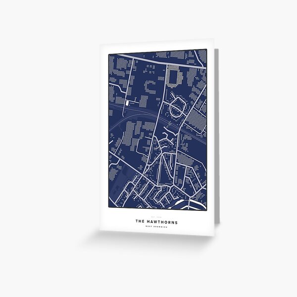 "The Hawthorns Stadium Dotted Map - West Bromwich Albion Football Club ...
