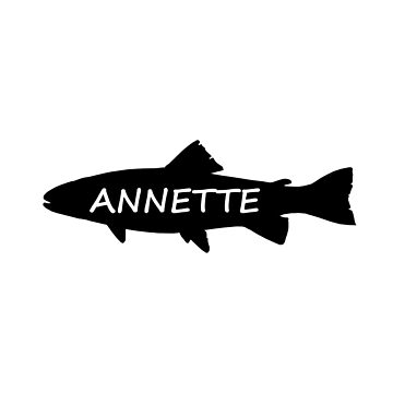 "Annette Fish" Sticker for Sale by gulden | Redbubble