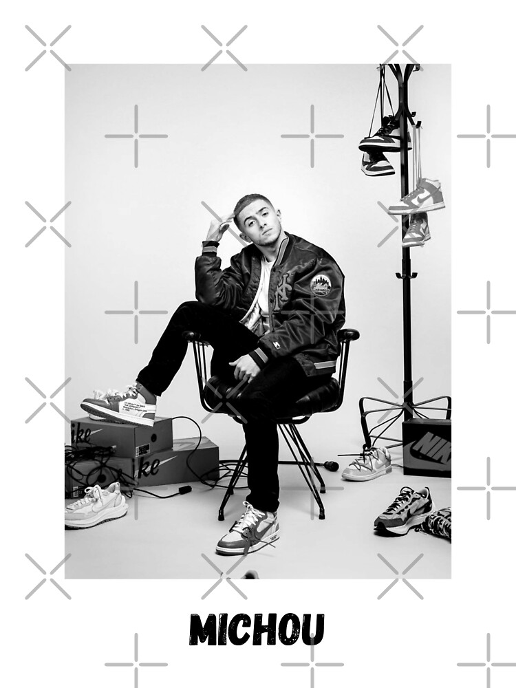 "Michou - Black and white portrait" Poster by CARLYXE | Redbubble