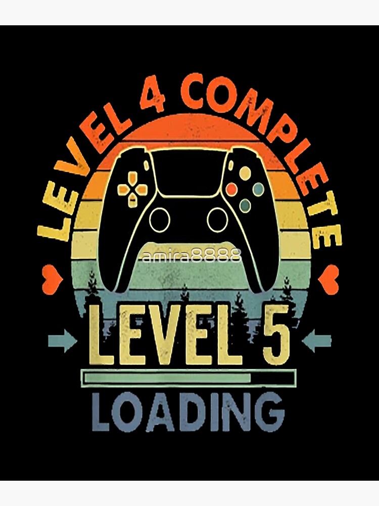 "Vintage Level 4th Complete 4 Year Wedding Anniversary " Poster for ...