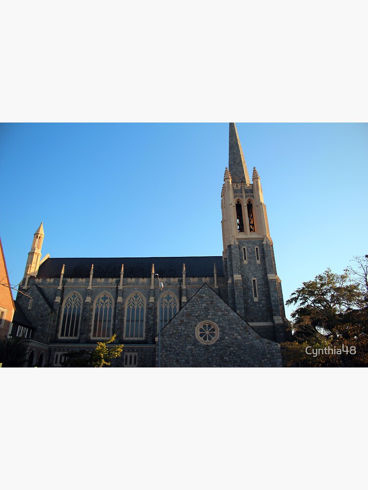 "Church Side View" Sticker for Sale by Cynthia48 | Redbubble
