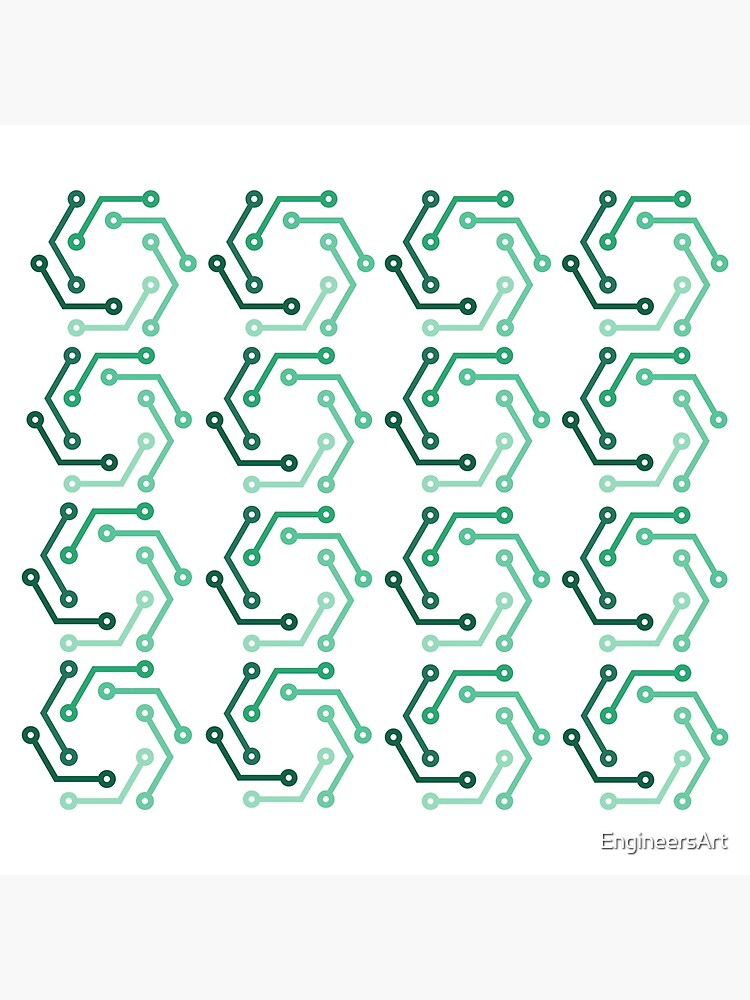 "PCB printed circuit board trace lines art" Art Print for Sale by ...