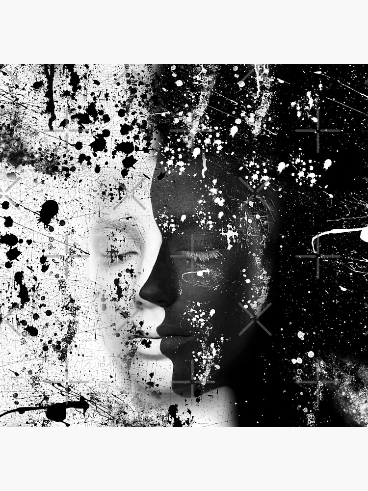 "2 FACE " Poster for Sale by johnnyssandart | Redbubble