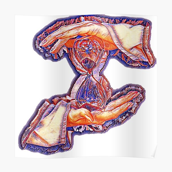 Hourglass Poster For Sale By Annie Iris Redbubble