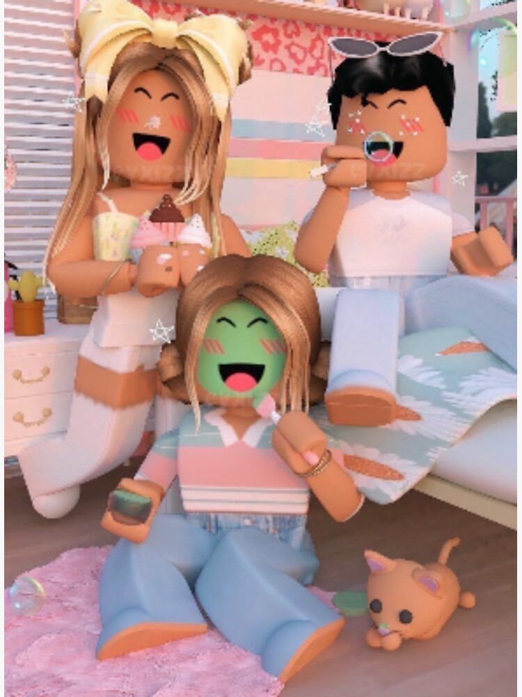 "aesthetic roblox girl" Sticker by Sammotalukdar | Redbubble