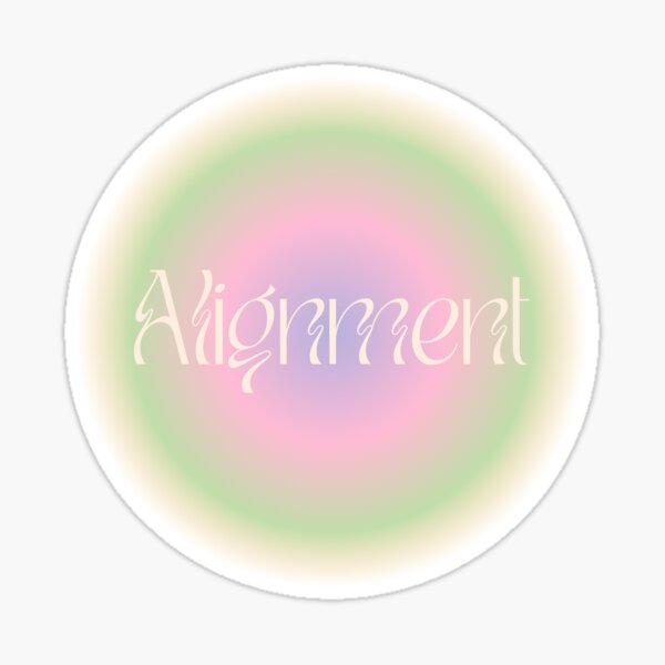 "Alignment gradient" Sticker for Sale by DreamyPosters | Redbubble