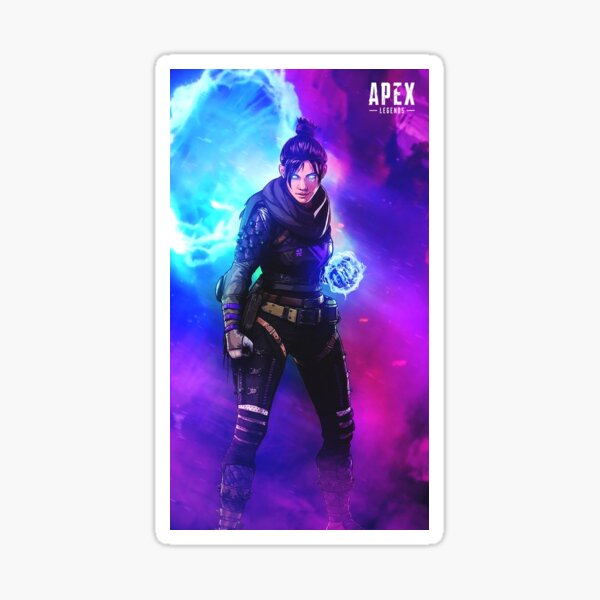 "Poster Apex Legends Wraith." Sticker by XCAMMX | Redbubble