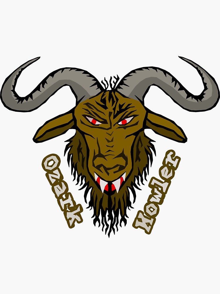 "Ozark Howler Monster" Sticker by irregulargoods | Redbubble