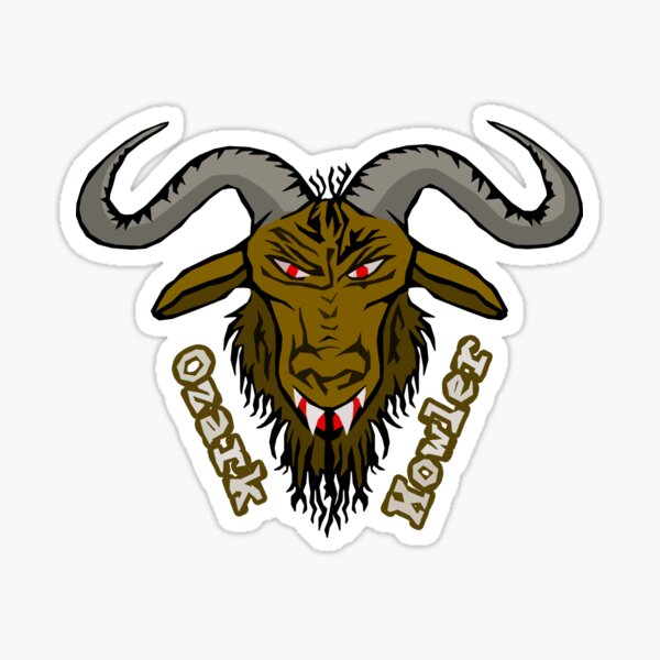 "Ozark Howler Monster" Sticker by irregulargoods | Redbubble