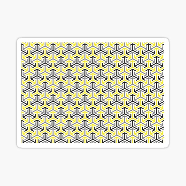 "Arabian Arrows Pattern | Arrow Patterns | Yellow, Grey, Black and ...
