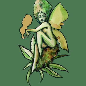 "Pot Pixie" Sticker for Sale by Boogiemonst | Redbubble