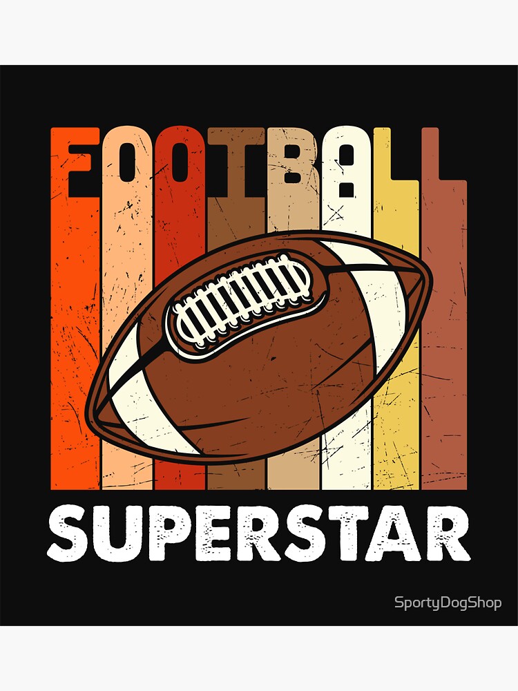 "Football Is In My DNA, Football Superstar" Sticker for Sale by ...