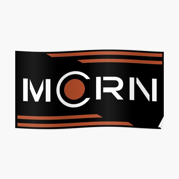 "MCRN in white for all coloured backgrounds" Poster by PunkyCat | Redbubble