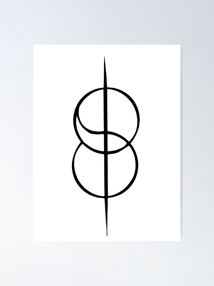 "reality shifting symbol" Poster for Sale by I-am-pretty | Redbubble