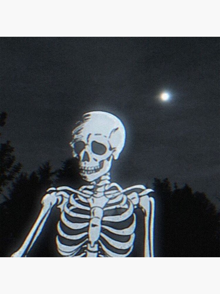 "PHONK SKELETON" Sticker for Sale by Flavee | Redbubble