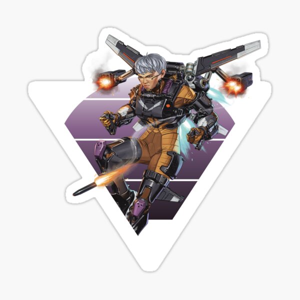 "Apex Legends Valkyrie - Retro Design" Sticker by HandyBrandy | Redbubble