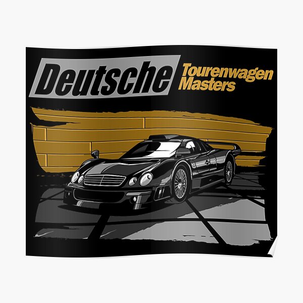"Mercy CLK GTR Black" Poster by SirupLeci | Redbubble