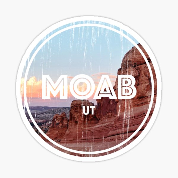 "Rugged Moab" Sticker by chrishopper47 | Redbubble