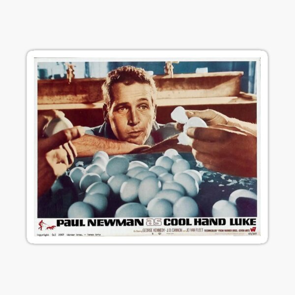 "Cool Hand Luke classic" Sticker for Sale by DOD23 | Redbubble