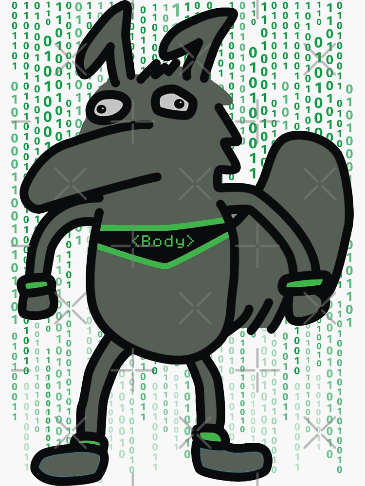 "Petr coding funny zero and one programming" Sticker for Sale by ...