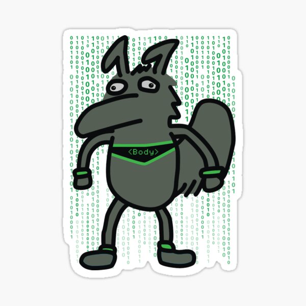 "Petr coding funny zero and one programming" Sticker for Sale by ...