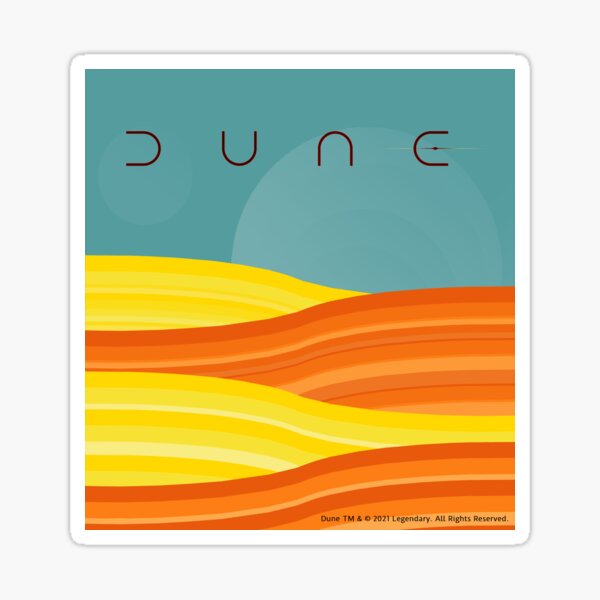 "Dune 2020 | Dunes of Arrakis Artwork" Sticker for Sale by McQualities ...
