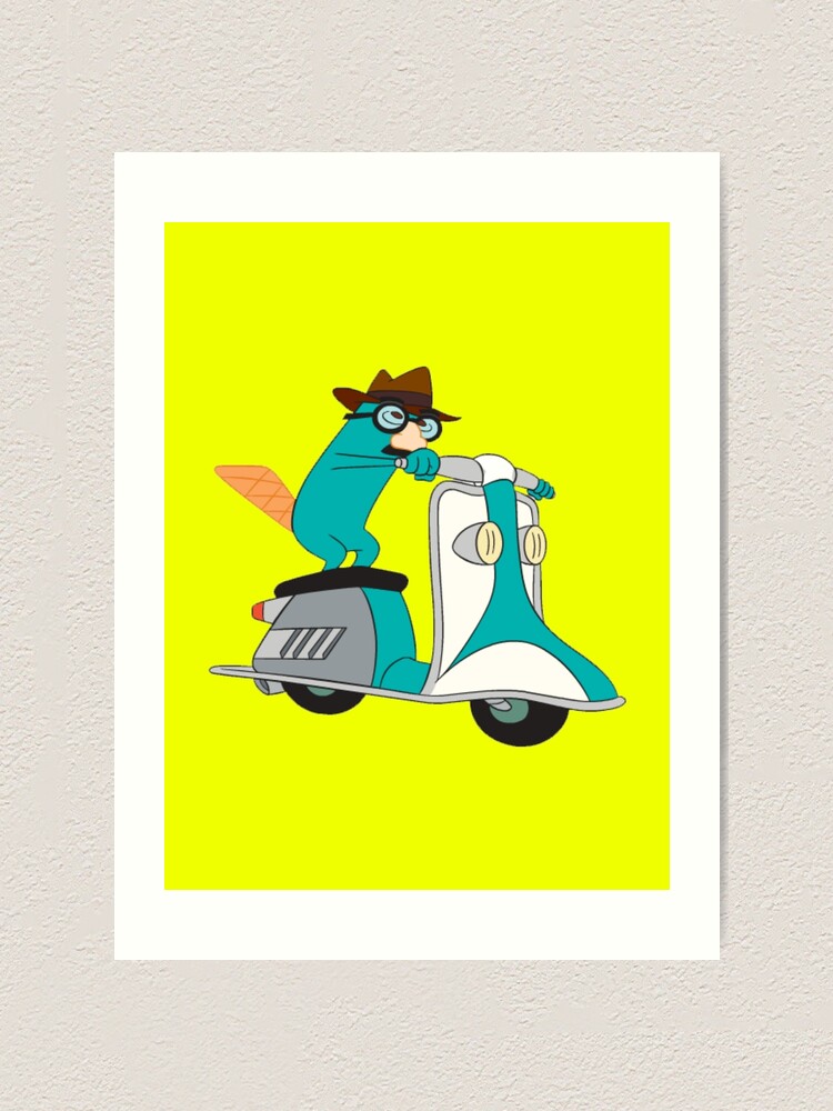 "Perry The Platypus" Art Print for Sale by Designs-90s | Redbubble