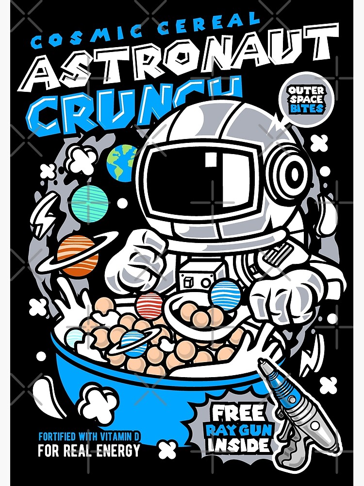 "Astronaut Crunch" Poster for Sale by davidgalanart | Redbubble