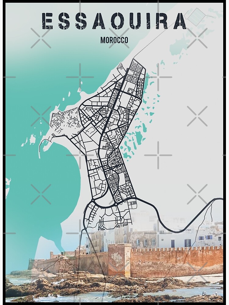 "essaouira province map" Poster for Sale by PostersProf1 | Redbubble