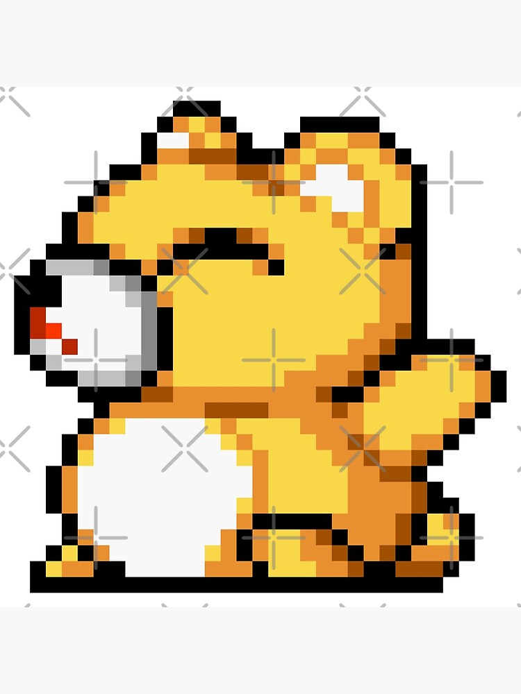 "Monzaemon / Teddymon - Pixel Art" Poster for Sale by Y-M-D | Redbubble