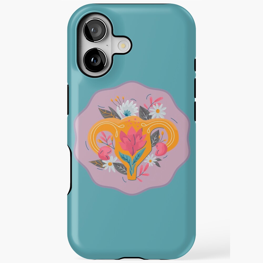 "Aesthetic Midwife Boho Style Floral Uterus | Design Apprentice Midwife ...