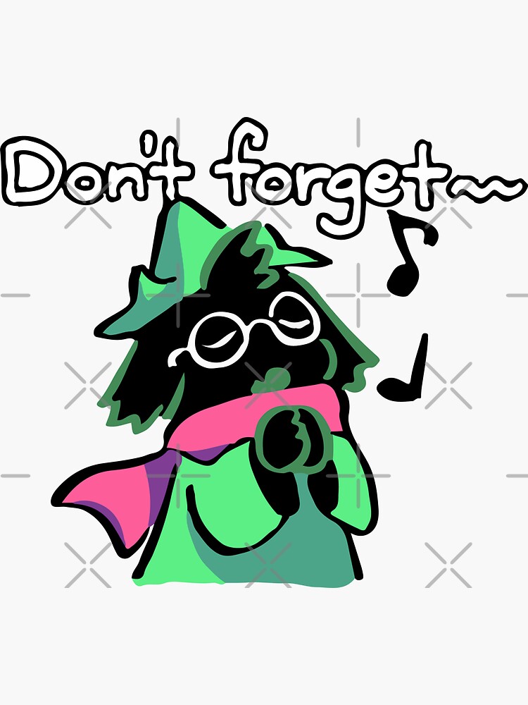 "Deltarune Ralsei Overworld" Sticker for Sale by MikaPrint | Redbubble