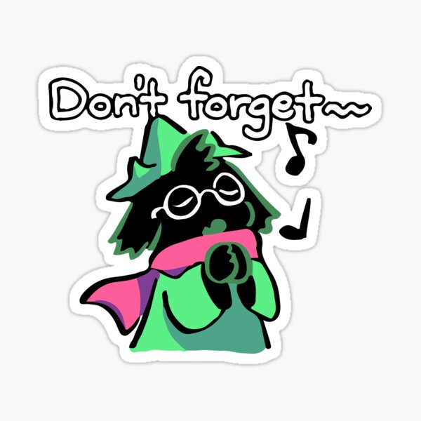 "Deltarune Ralsei Overworld" Sticker for Sale by MikaPrint | Redbubble