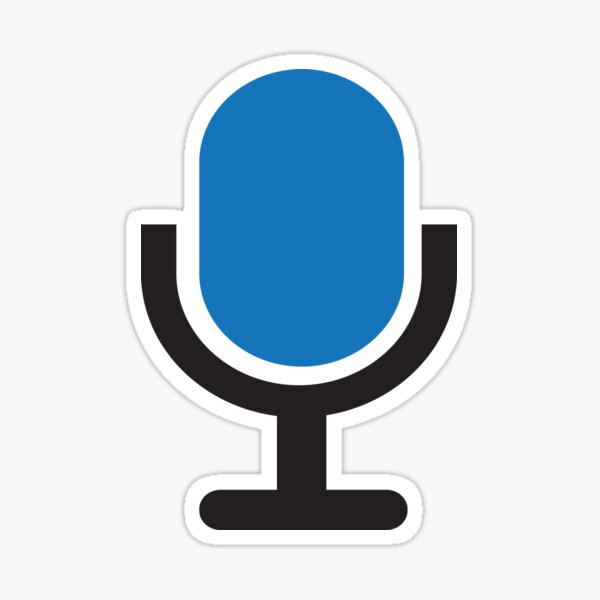 "Funny Microphone" Sticker for Sale by so01 | Redbubble