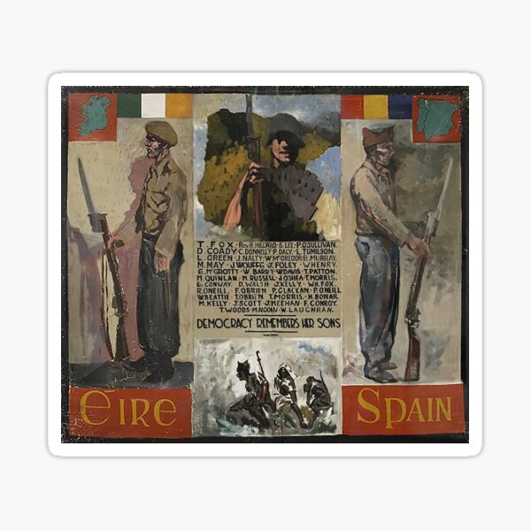 Pegatina «Propaganda de reclutamiento de la columna Connolly ...